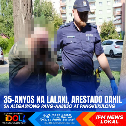 𝟯𝟱-𝗔𝗡𝗬𝗢𝗦 𝗡𝗔 𝗟𝗔𝗟𝗔𝗞𝗜, 𝗔𝗥𝗘𝗦𝗧𝗔𝗗𝗢 𝗗𝗔𝗛𝗜𝗟 𝗦𝗔 𝗔𝗟𝗘𝗚𝗔𝗦𝗬𝗢𝗡𝗚 𝗣𝗔𝗡𝗚-𝗔𝗔𝗕𝗨𝗦𝗢 𝗔𝗧 𝗣𝗔𝗡𝗚𝗞𝗨𝗞𝗨𝗟𝗢𝗡𝗚 - RMN Networks