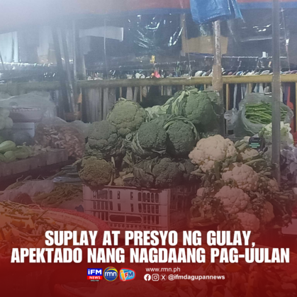 𝗦𝗨𝗣𝗟𝗔𝗬 𝗔𝗧 𝗣𝗥𝗘𝗦𝗬𝗢 𝗡𝗚 𝗚𝗨𝗟𝗔𝗬, 𝗔𝗣𝗘𝗞𝗧𝗔𝗗𝗢 𝗡𝗔𝗡𝗚 𝗡𝗔𝗚𝗗𝗔𝗔𝗡𝗚 𝗣𝗔𝗚-𝗨𝗨𝗟𝗔𝗡 - RMN Networks
