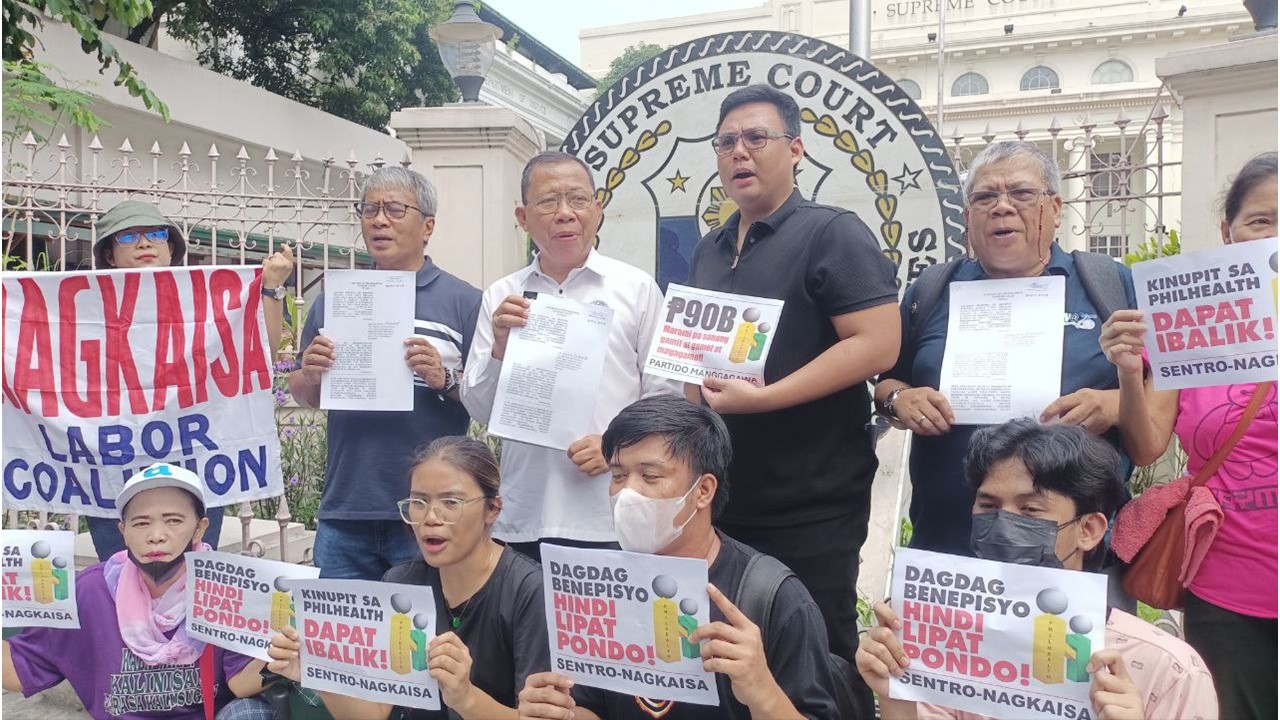 Ilang labor groups, naghain ng petisyon sa SC para pigilan ang usapin sa paglilipat ng pondo ng ...