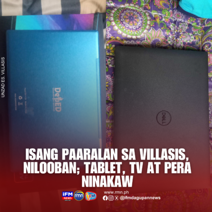 𝗜𝗦𝗔𝗡𝗚 𝗣𝗔𝗔𝗥𝗔𝗟𝗔𝗡 𝗦𝗔 𝗩𝗜𝗟𝗟𝗔𝗦𝗜𝗦, 𝗡𝗜𝗟𝗢𝗢𝗕𝗔𝗡; 𝗧𝗔𝗕𝗟𝗘𝗧, 𝗧𝗩 𝗔𝗧 𝗣𝗘𝗥𝗔 𝗡𝗜𝗡𝗔𝗞𝗔𝗪 - RMN ...