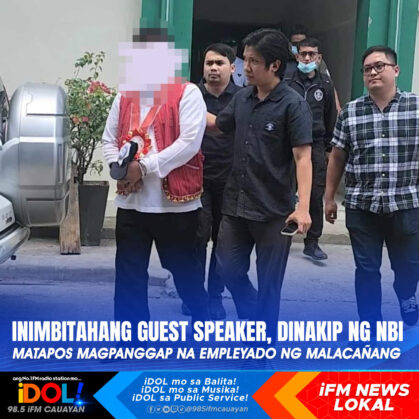 𝗜𝗡𝗜𝗠𝗕𝗜𝗧𝗔𝗛𝗔𝗡𝗚 𝗚𝗨𝗘𝗦𝗧 𝗦𝗣𝗘𝗔𝗞𝗘𝗥, 𝗗𝗜𝗡𝗔𝗞𝗜𝗣 𝗡𝗚 𝗡𝗕𝗜 𝗠𝗔𝗧𝗔𝗣𝗢𝗦 𝗠𝗔𝗚𝗣𝗔𝗡𝗚𝗚𝗔𝗣 𝗡𝗔 𝗘𝗠𝗣𝗟𝗘𝗬𝗔𝗗𝗢 𝗡𝗚 𝗠𝗔𝗟𝗔𝗖𝗔Ñ𝗔𝗡𝗚 - RMN ...