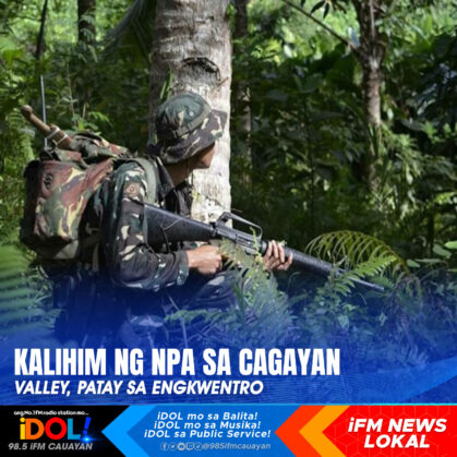 KALIHIM NG NPA SA CAGAYAN VALLEY, PATAY SA ENGKWENTRO - RMN Networks