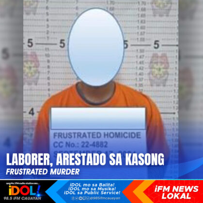 LABORER, ARESTADO SA KASONG FRUSTRATED MURDER - RMN Networks