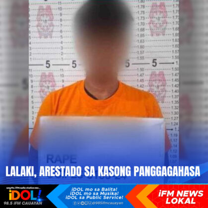 LALAKI, ARESTADO SA KASONG PANGGAGAHASA - RMN Networks