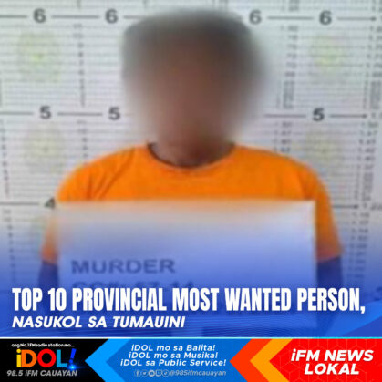 TOP 10 PROVINCIAL MOST WANTED PERSON, NASUKOL SA TUMAUINI - RMN Networks