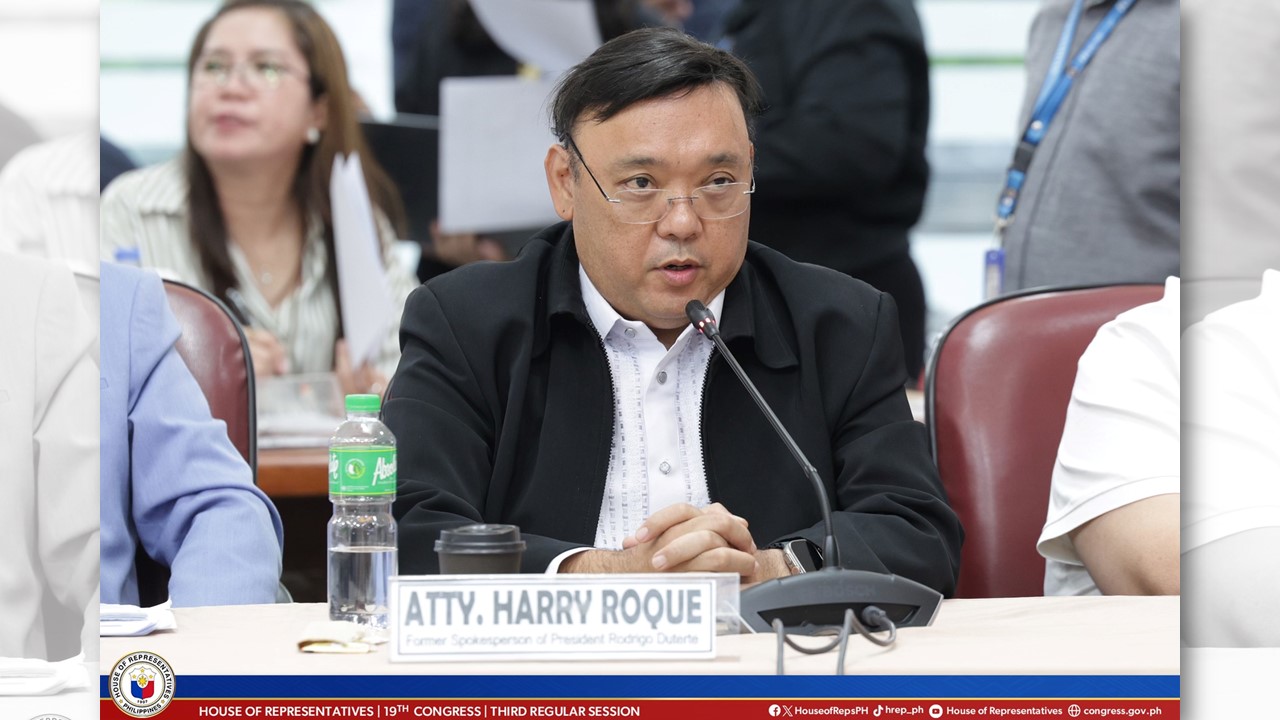 Quad Comm, ibinasura ang apela ni Atty. Harry Roque laban sa ...
