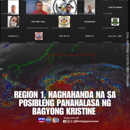 𝗥𝗘𝗚𝗜𝗢𝗡 𝟭, 𝗡𝗔𝗚𝗛𝗔𝗛𝗔𝗡𝗗𝗔 𝗡𝗔 𝗦𝗔 𝗣𝗢𝗦𝗜𝗕𝗟𝗘𝗡𝗚 𝗣𝗔𝗡𝗔𝗡𝗔𝗟𝗔𝗦𝗔 𝗡𝗚 𝗕𝗔𝗚𝗬𝗢𝗡𝗚 𝗞𝗥𝗜𝗦𝗧𝗜𝗡𝗘 - RMN Networks