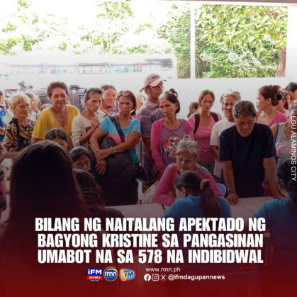 𝗕𝗜𝗟𝗔𝗡𝗚 𝗡𝗚 𝗡𝗔𝗜𝗧𝗔𝗟𝗔𝗡𝗚 𝗔𝗣𝗘𝗞𝗧𝗔𝗗𝗢 𝗡𝗚 𝗕𝗔𝗚𝗬𝗢𝗡𝗚 𝗞𝗥𝗜𝗦𝗧𝗜𝗡𝗘 𝗦𝗔 𝗣𝗔𝗡𝗚𝗔𝗦𝗜𝗡𝗔𝗡 𝗨𝗠𝗔𝗕𝗢𝗧 𝗡𝗔 𝗦𝗔 𝟱𝟳𝟴 𝗡𝗔 𝗜𝗡𝗗𝗜𝗕𝗜𝗗𝗪𝗔𝗟 ...