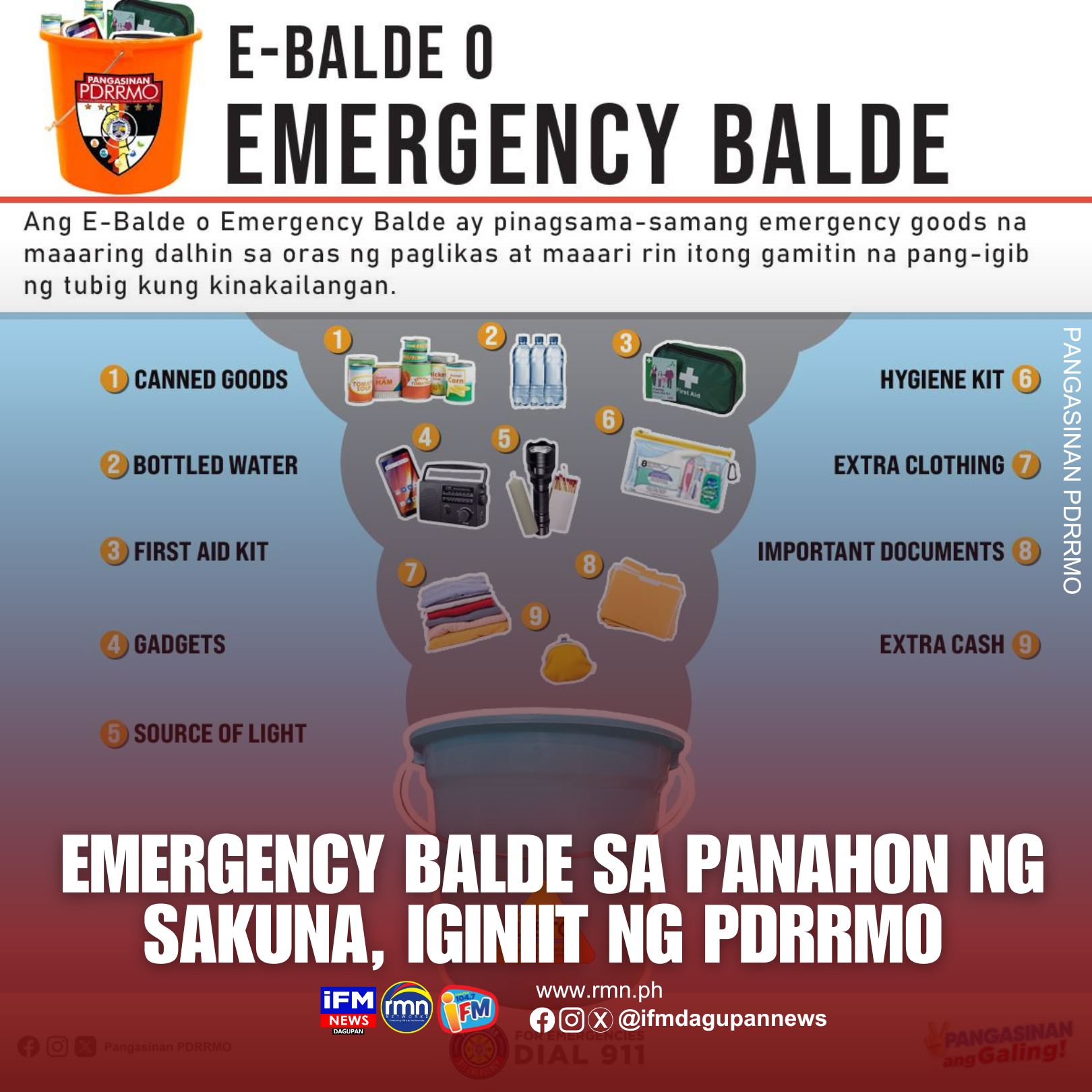 𝗘𝗠𝗘𝗥𝗚𝗘𝗡𝗖𝗬 𝗕𝗔𝗟𝗗𝗘 𝗦𝗔 𝗣𝗔𝗡𝗔𝗛𝗢𝗡 𝗡𝗚 𝗦𝗔𝗞𝗨𝗡𝗔, 𝗜𝗚𝗜𝗡𝗜𝗜𝗧 𝗡𝗚 𝗣𝗗𝗥𝗥𝗠𝗢 - RMN Networks