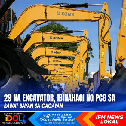 29 NA EXCAVATOR, IBINAHAGI NG PCG SA BAWAT BAYAN SA CAGAYAN - RMN Networks