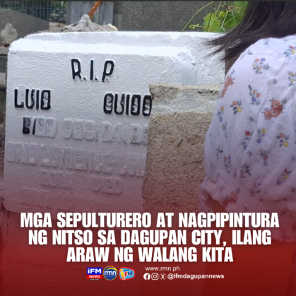 𝗠𝗚𝗔 𝗦𝗘𝗣𝗨𝗟𝗧𝗨𝗥𝗘𝗥𝗢 𝗔𝗧 𝗡𝗔𝗚𝗣𝗜𝗣𝗜𝗡𝗧𝗨𝗥𝗔 𝗡𝗚 𝗡𝗜𝗧𝗦𝗢 𝗦𝗔 𝗗𝗔𝗚𝗨𝗣𝗔𝗡 𝗖𝗜𝗧𝗬, 𝗜𝗟𝗔𝗡𝗚 𝗔𝗥𝗔𝗪 ...