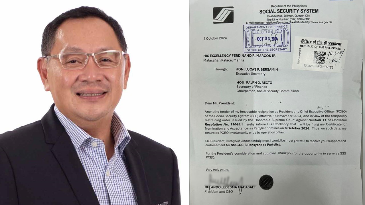 SSS president, nagbitiw sa puwesto - RMN Networks
