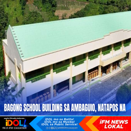 𝗕𝗔𝗚𝗢𝗡𝗚 𝗦𝗖𝗛𝗢𝗢𝗟 𝗕𝗨𝗜𝗟𝗗𝗜𝗡𝗚 𝗦𝗔 𝗔𝗠𝗕𝗔𝗚𝗨𝗜𝗢, 𝗡𝗔𝗧𝗔𝗣𝗢𝗦 𝗡𝗔 - RMN Networks