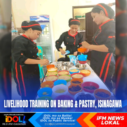 LIVELIHOOD TRAINING ON BAKING & PASTRY, ISINAGAWA - RMN Networks