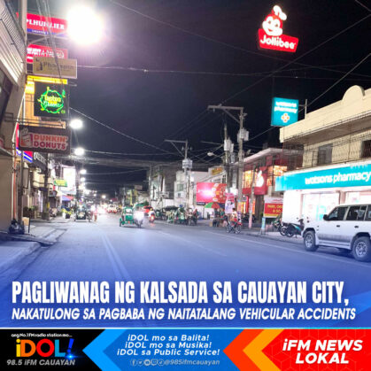 𝗣𝗔𝗚𝗟𝗜𝗪𝗔𝗡𝗔𝗚 𝗡𝗚 𝗞𝗔𝗟𝗦𝗔𝗗𝗔 𝗦𝗔 𝗖𝗔𝗨𝗔𝗬𝗔𝗡 𝗖𝗜𝗧𝗬, 𝗡𝗔𝗞𝗔𝗧𝗨𝗟𝗢𝗡𝗚 𝗦𝗔 𝗣𝗔𝗚𝗕𝗔𝗕𝗔 𝗡𝗚 ...