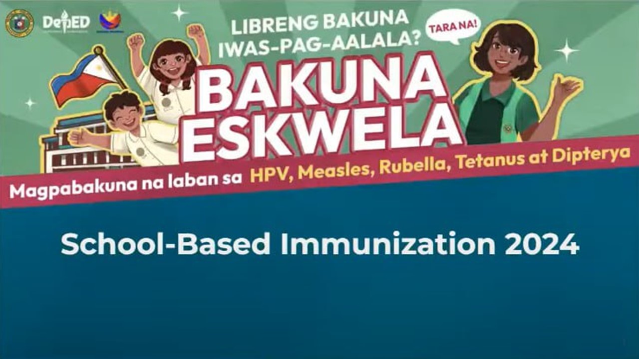 “Bakuna-Eskwela” ng DOH, aarangkada na sa Lunes - RMN Networks