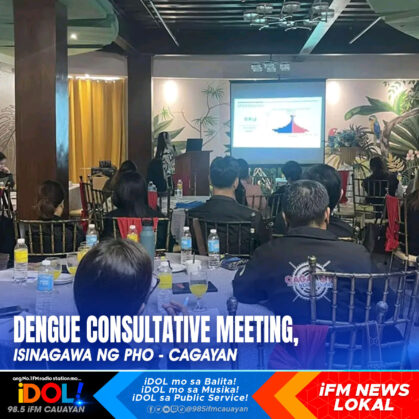 𝗗𝗘𝗡𝗚𝗨𝗘 𝗖𝗢𝗡𝗦𝗨𝗟𝗧𝗔𝗧𝗜𝗩𝗘 𝗠𝗘𝗘𝗧𝗜𝗡𝗚, 𝗜𝗦𝗜𝗡𝗔𝗚𝗔𝗪𝗔 𝗡𝗚 𝗣𝗥𝗢𝗩𝗜𝗡𝗖𝗜𝗔𝗟 𝗛𝗘𝗔𝗟𝗧𝗛 𝗢𝗙𝗙𝗜𝗖𝗘 - 𝗖𝗔𝗚𝗔𝗬𝗔𝗡 - RMN Networks