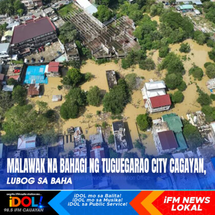 MALAWAK NA BAHAGI NG TUGUEGARAO CITY CAGAYAN, LUBOG SA BAHA - RMN Networks
