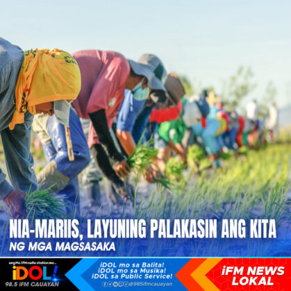 𝗡𝗜𝗔-𝗠𝗔𝗥𝗜𝗜𝗦, 𝗟𝗔𝗬𝗨𝗡𝗜𝗡𝗚 𝗣𝗔𝗟𝗔𝗞𝗔𝗦𝗜𝗡 𝗔𝗡𝗚 𝗞𝗜𝗧𝗔 𝗡𝗚 𝗠𝗚𝗔 𝗠𝗔𝗚𝗦𝗔𝗦𝗔𝗞𝗔 - RMN Networks