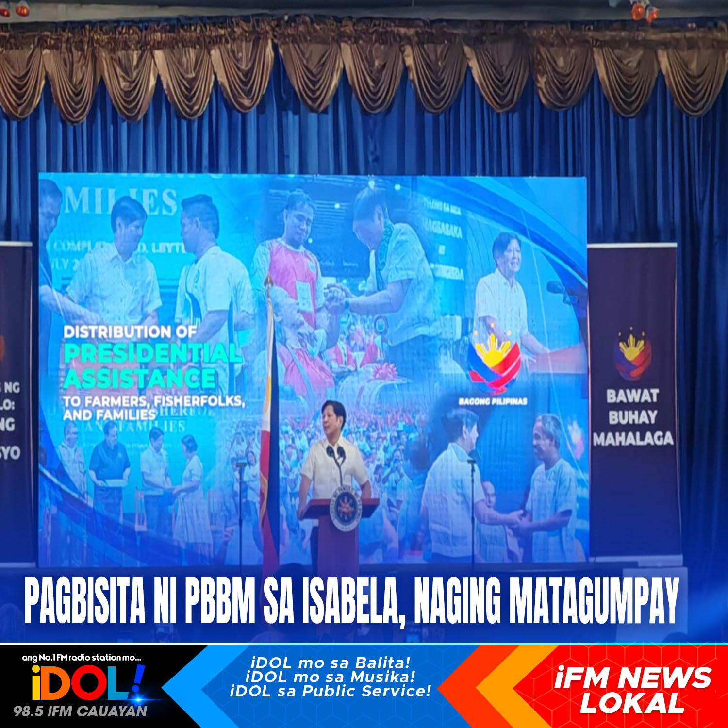 𝗣𝗔𝗚𝗕𝗜𝗦𝗜𝗧𝗔 𝗡𝗜 𝗣𝗕𝗕𝗠 𝗦𝗔 𝗜𝗦𝗔𝗕𝗘𝗟𝗔, 𝗡𝗔𝗚𝗜𝗡𝗚 𝗠𝗔𝗧𝗔𝗚𝗨𝗠𝗣𝗔𝗬 - RMN Networks