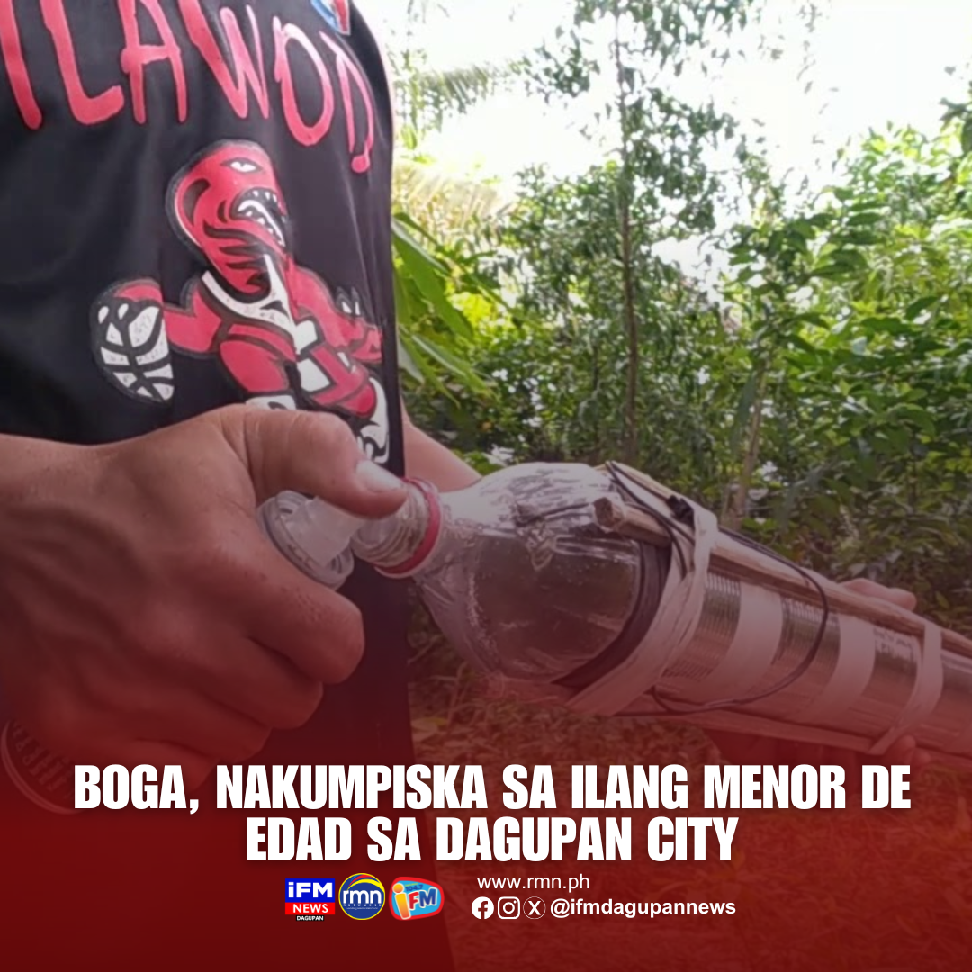 BOGA, NAKUMPISKA SA ILANG MENOR DE EDAD SA DAGUPAN CITY - RMN Networks