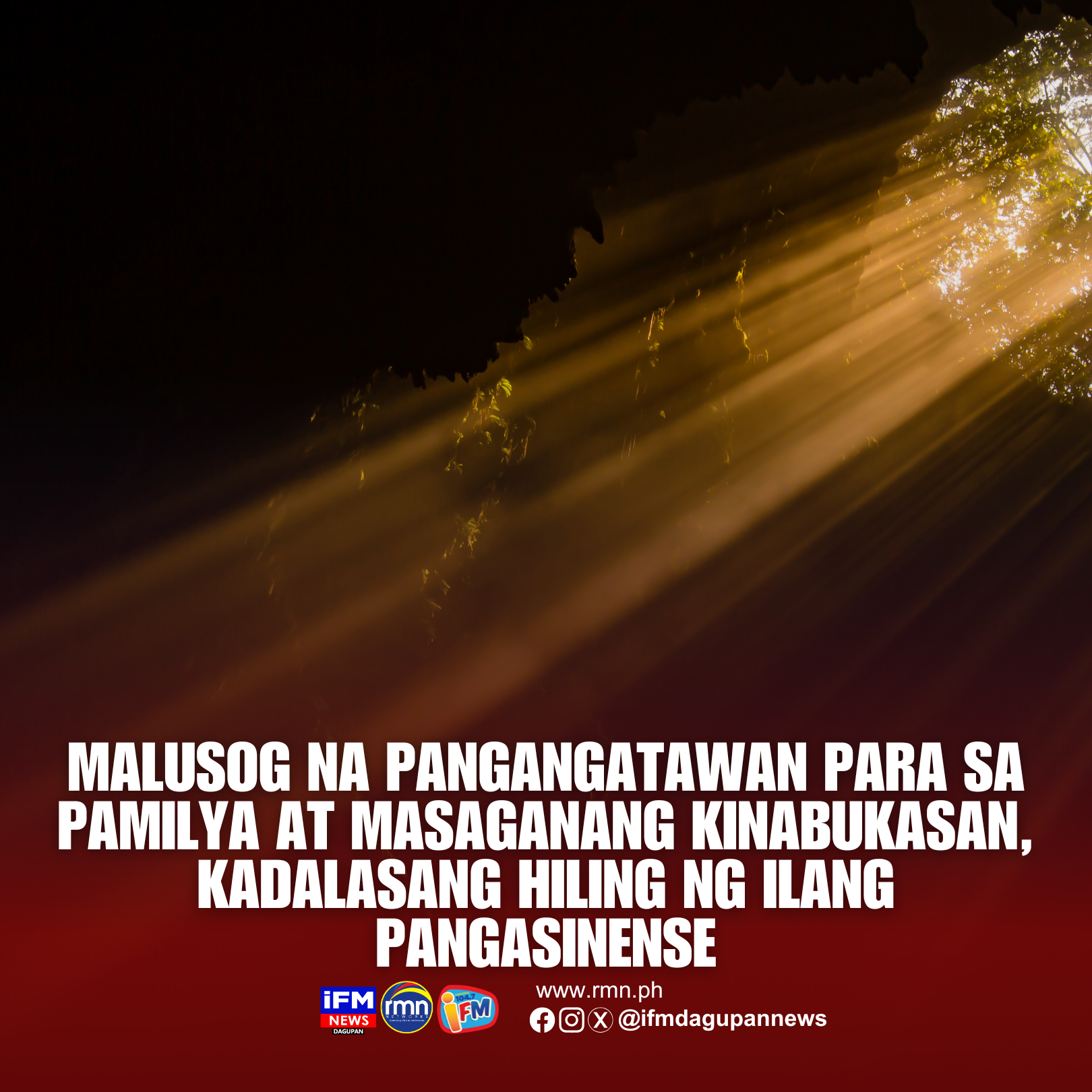 MALUSOG NA PANGANGATAWAN PARA SA PAMILYA AT MASAGANANG KINABUKASAN, KADALASANG HILING NG ILANG ...