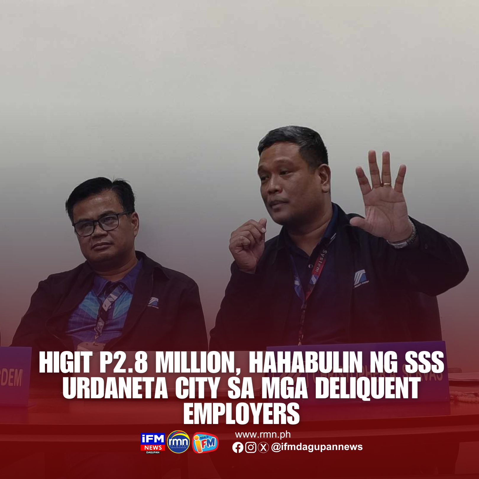 𝗛𝗜𝗚𝗜𝗧 𝗣𝟮.𝟴 𝗠𝗜𝗟𝗟𝗜𝗢𝗡, 𝗛𝗔𝗛𝗔𝗕𝗨𝗟𝗜𝗡 𝗡𝗚 𝗦𝗦𝗦 𝗨𝗥𝗗𝗔𝗡𝗘𝗧𝗔 𝗖𝗜𝗧𝗬 𝗦𝗔 𝗠𝗚𝗔 𝗗𝗘𝗟𝗜𝗤𝗨𝗘𝗡𝗧 𝗘𝗠𝗣𝗟𝗢𝗬𝗘𝗥𝗦 - RMN Networks