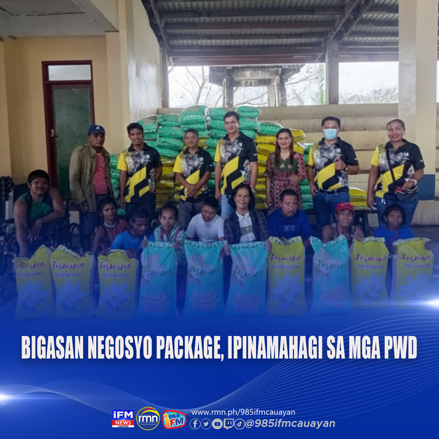 BIGASAN NEGOSYO PACKAGE, IPINAMAHAGI SA MGA PWD - RMN Networks