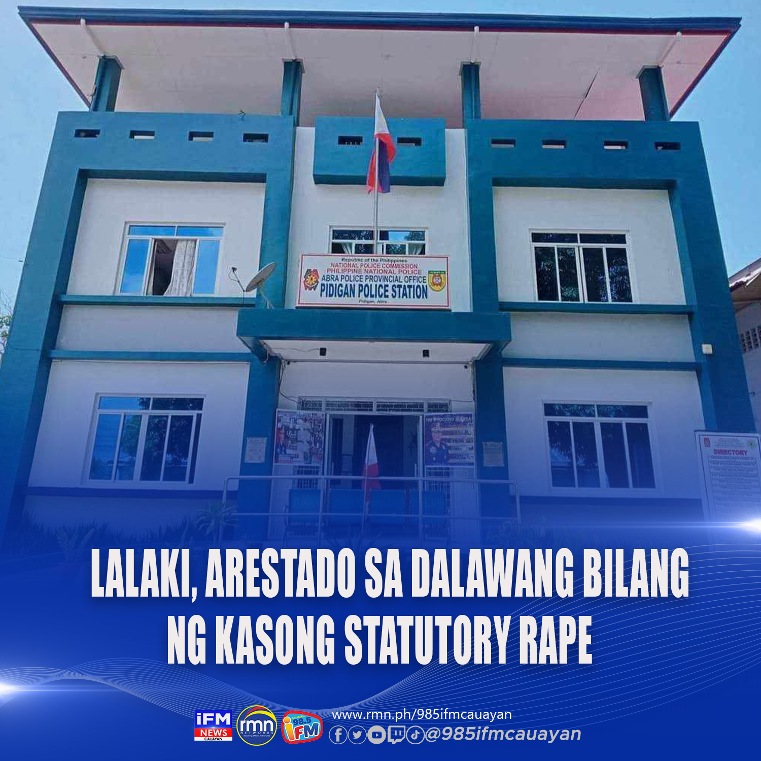 𝗟𝗔𝗟𝗔𝗞𝗜, 𝗔𝗥𝗘𝗦𝗧𝗔𝗗𝗢 𝗦𝗔 𝗗𝗔𝗟𝗔𝗪𝗔𝗡𝗚 𝗕𝗜𝗟𝗔𝗡𝗚 𝗡𝗚 𝗞𝗔𝗦𝗢𝗡𝗚 𝗦𝗧𝗔𝗧𝗨𝗧𝗢𝗥𝗬 𝗥𝗔𝗣𝗘 - RMN Networks