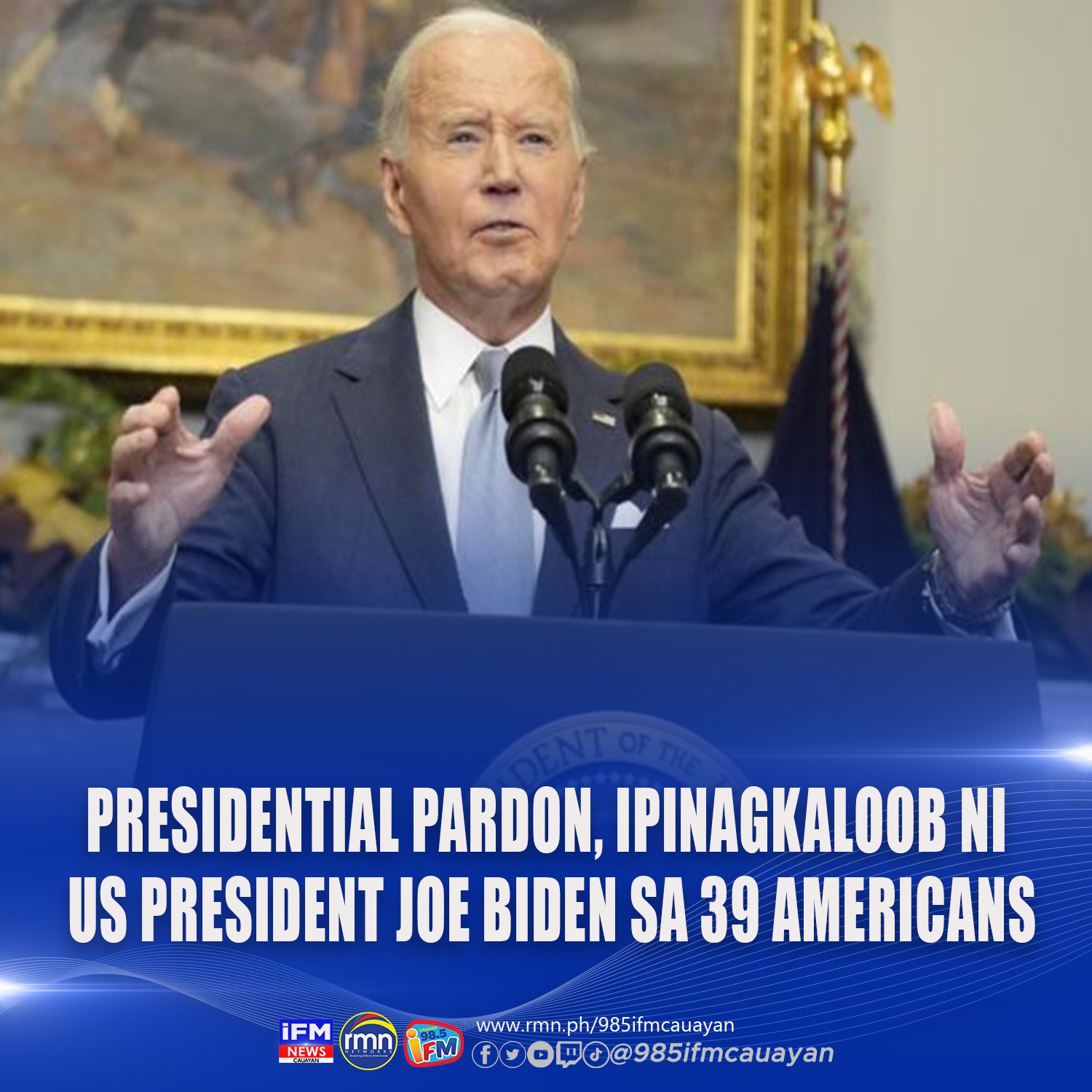 𝗣𝗥𝗘𝗦𝗜𝗗𝗘𝗡𝗧𝗜𝗔𝗟 𝗣𝗔𝗥𝗗𝗢𝗡, 𝗜𝗣𝗜𝗡𝗔𝗚𝗞𝗔𝗟𝗢𝗢𝗕 𝗡𝗜 𝗨𝗦 𝗣𝗥𝗘𝗦𝗜𝗗𝗘𝗡𝗧 𝗝𝗢𝗘 𝗕𝗜𝗗𝗘𝗡 𝗦𝗔 𝟯𝟵 ...