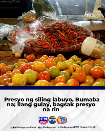 PRESYO NG SILING LABUYO, BUMABA NA; ILANG GULAY, BUMAGSAK NA RIN ANG PRESYUHAN - RMN Networks