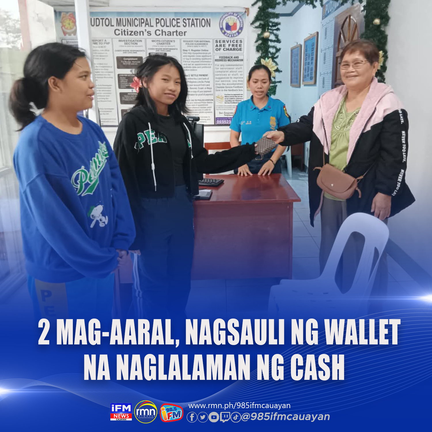 2 MAG-AARAL, NAGSAULI NG WALLET NA NAGLALAMAN NG CASH - RMN Networks