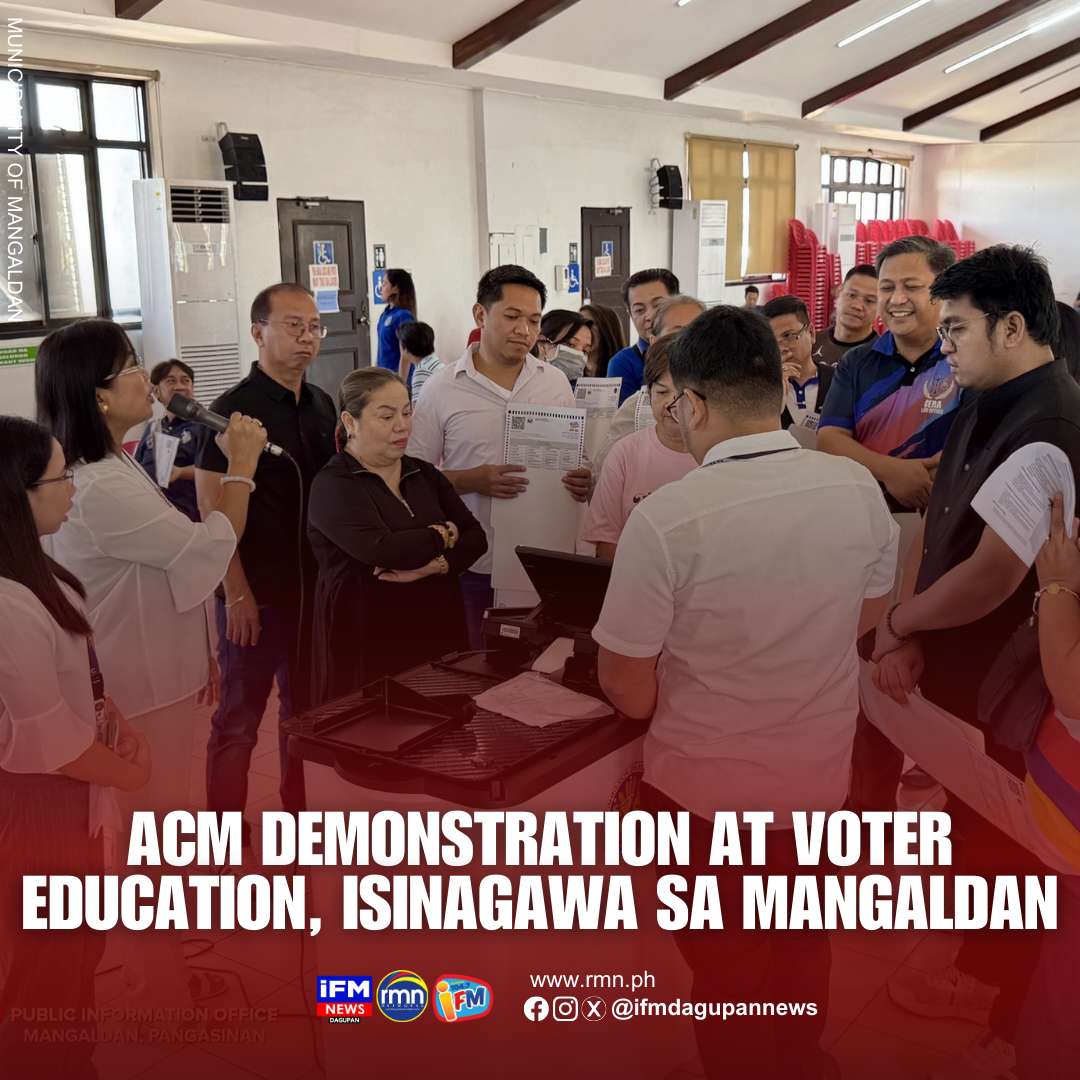 ACM DEMONSTRATION AT VOTER EDUCATION, ISINAGAWA SA MANGALDAN - RMN Networks