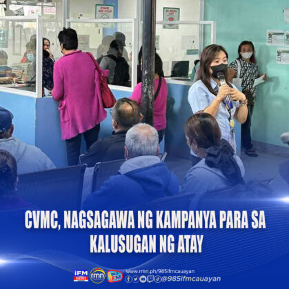 CVMC, NAGSAGAWA NG KAMPANYA PARA SA KALUSUGAN NG ATAY - RMN Networks