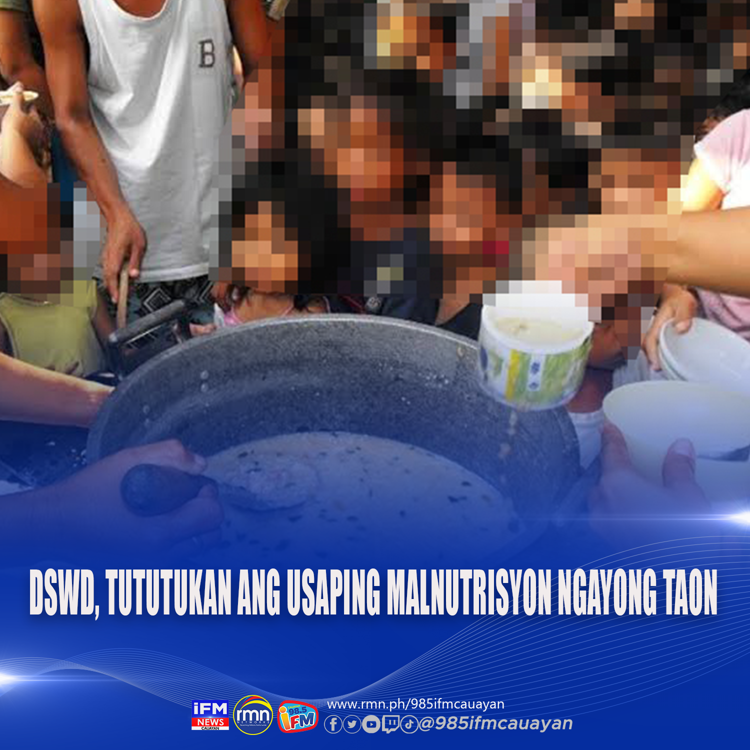 DSWD, TUTUTUKAN ANG USAPING MALNUTRISYON NGAYONG TAON - RMN Networks