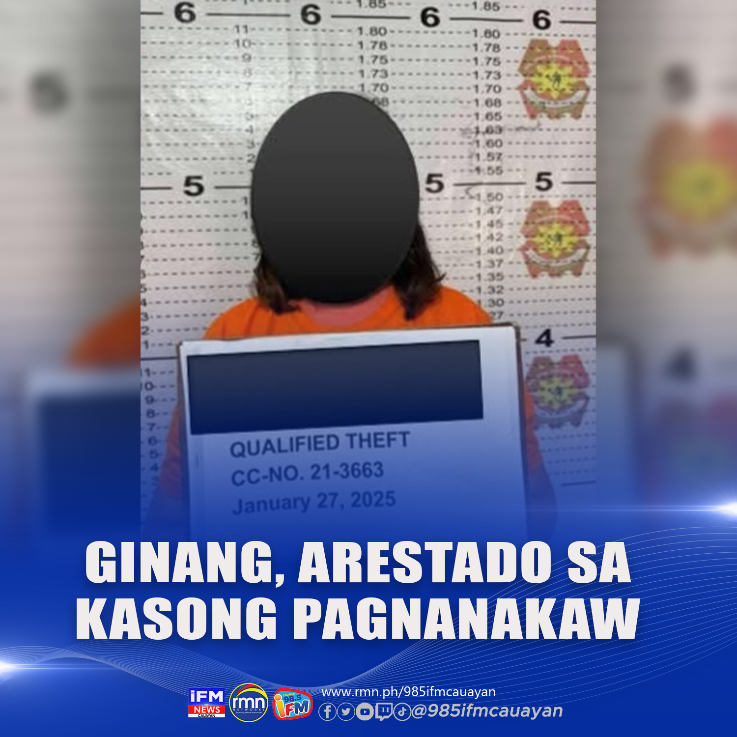 GINANG, ARESTADO SA KASONG PAGNANAKAW - RMN Networks