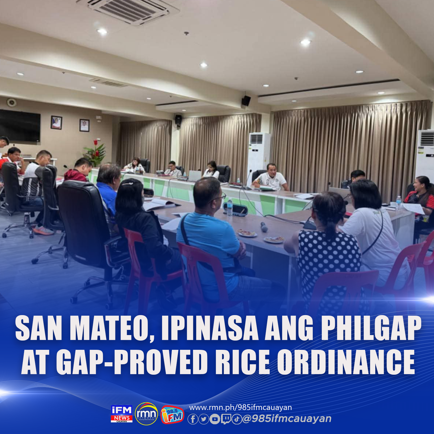 𝗦𝗔𝗡 𝗠𝗔𝗧𝗘𝗢, 𝗜𝗣𝗜𝗡𝗔𝗦𝗔 𝗔𝗡𝗚 𝗣𝗛𝗜𝗟𝗚𝗔𝗣 𝗔𝗧 𝗚𝗔𝗣-𝗣𝗥𝗢𝗩𝗘𝗗 𝗥𝗜𝗖𝗘 𝗢𝗥𝗗𝗜𝗡𝗔𝗡𝗖𝗘 - RMN Networks