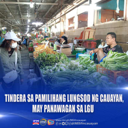 TINDERA SA PAMILIHANG LUNGSOD NG CAUAYAN, MAY PANAWAGAN SA LGU - RMN Networks
