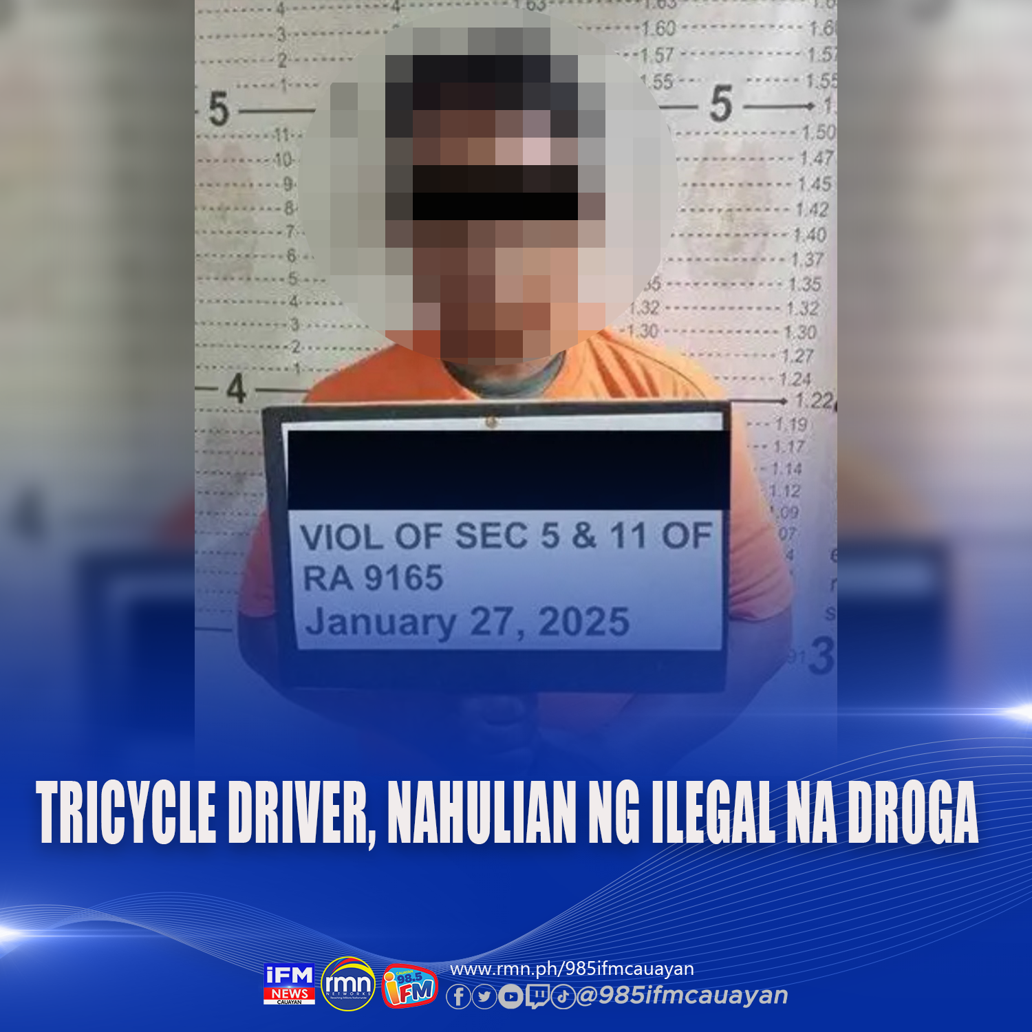 TRICYCLE DRIVER, NAHULIAN NG ILEGAL NA DROGA - RMN Networks