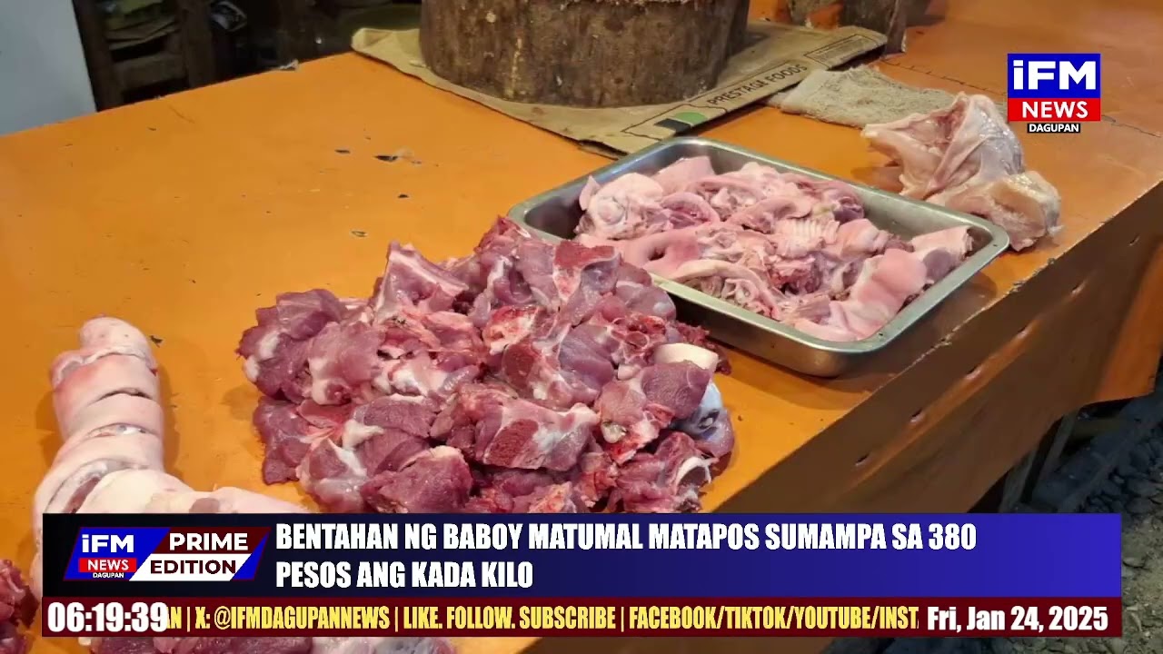 BENTAHAN NG BABOY MATUMAL MATAPOS SUMAMPA SA 380 PESOS ANG KADA KILO - RMN Networks