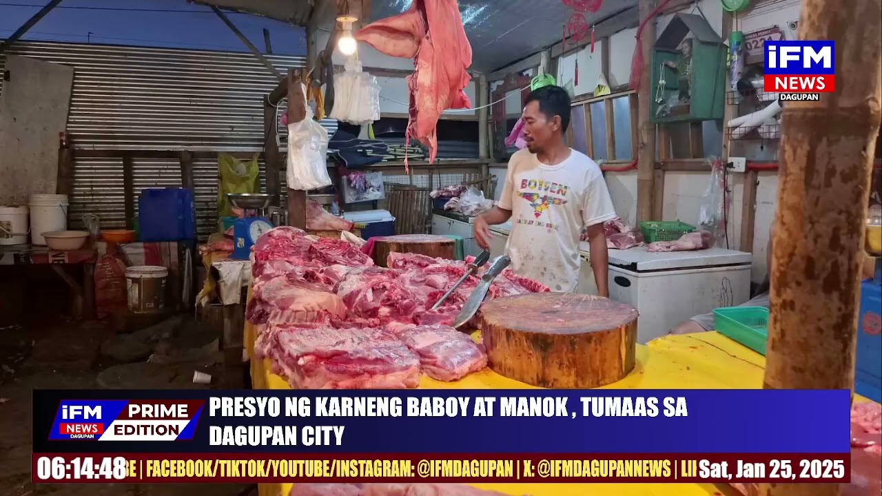 PRESYO NG KARNENG BABOY AT MANOK , TUMAAS SA DAGUPAN CITY - RMN Networks