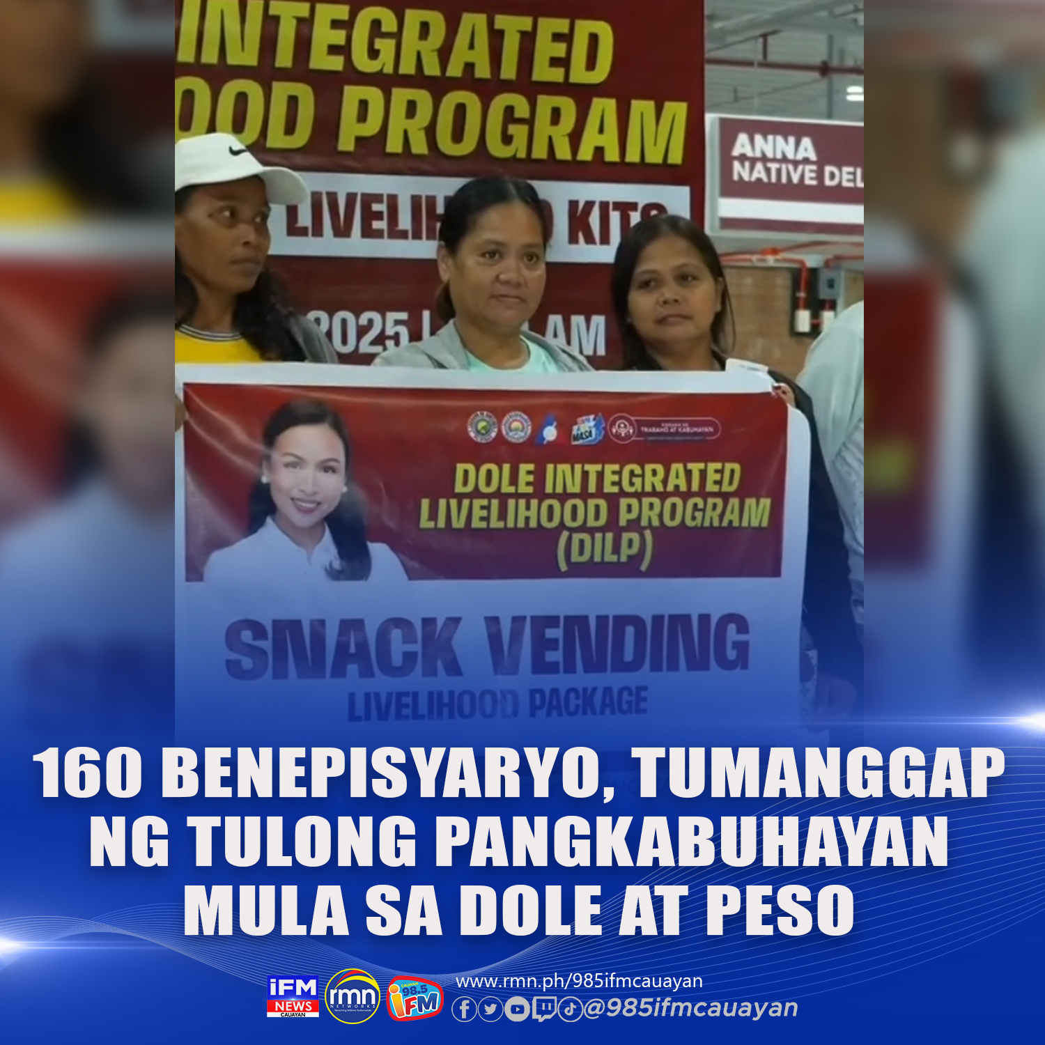 160 BENEPISYARYO, TUMANGGAP NG TULONG PANGKABUHAYAN MULA SA DOLE AT ...