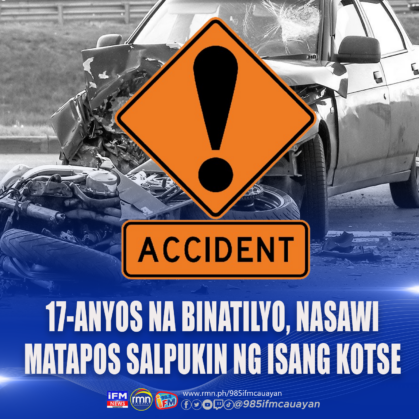 𝟭𝟳-𝗔𝗡𝗬𝗢𝗦 𝗡𝗔 𝗕𝗜𝗡𝗔𝗧𝗜𝗟𝗬𝗢, 𝗡𝗔𝗦𝗔𝗪𝗜 𝗠𝗔𝗧𝗔𝗣𝗢𝗦 𝗦𝗔𝗟𝗣𝗨𝗞𝗜𝗡 𝗡𝗚 𝗜𝗦𝗔𝗡𝗚 𝗞𝗢𝗧𝗦𝗘 - RMN Networks