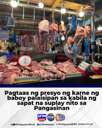 PAGTAAS NG PRESYO NG KARNE NG BABOY PALAISIPAN SA KABILA NG SAPAT NA SUPLAY NITO SA PANGASINAN ...
