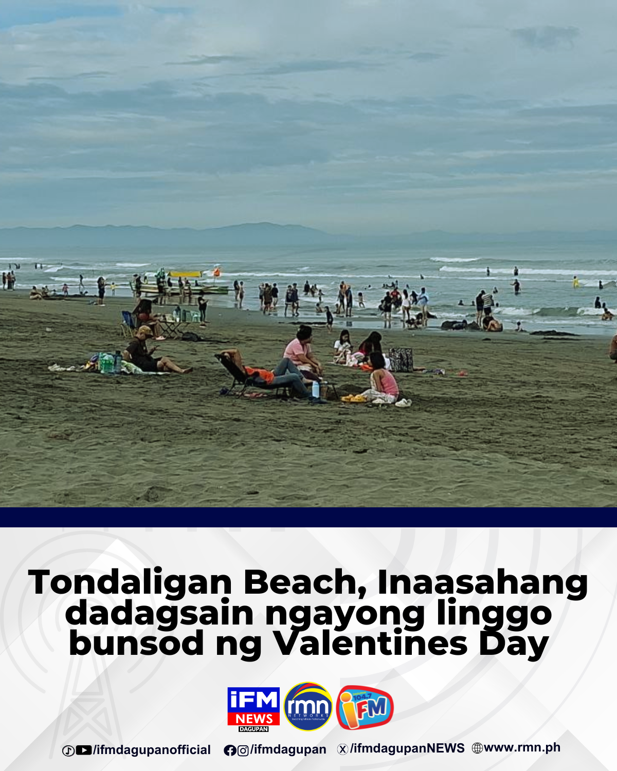 TONDALIGAN BEACH, INAASAHANG DADAGSAIN NGAYONG LINGGO BUNSOD NG ...