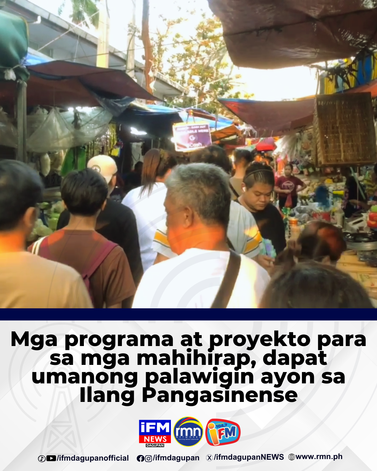MGA PROGRAMA AT PROYEKTO PARA SA MGA MAHIHIRAP, DAPAT UMANONG PALAWIGIN ...