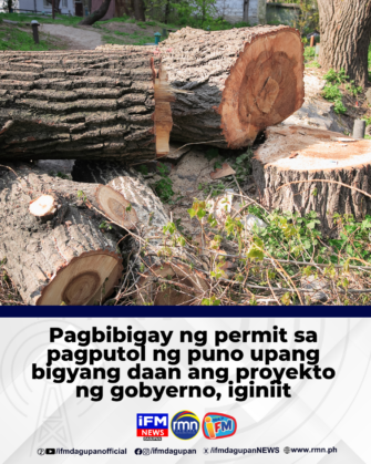 PAGBIBIGAY NG PERMIT SA PAGPUTOL NG PUNO UPANG BIGYANG DAAN ANG ...