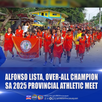 𝗔𝗟𝗙𝗢𝗡𝗦𝗢 𝗟𝗜𝗦𝗧𝗔, 𝗢𝗩𝗘𝗥-𝗔𝗟𝗟 𝗖𝗛𝗔𝗠𝗣𝗜𝗢𝗡 𝗦𝗔 𝟮𝟬𝟮𝟱 𝗣𝗥𝗢𝗩𝗜𝗡𝗖𝗜𝗔𝗟 𝗔𝗧𝗛𝗟𝗘𝗧𝗜𝗖 𝗠𝗘𝗘𝗧 - RMN ...