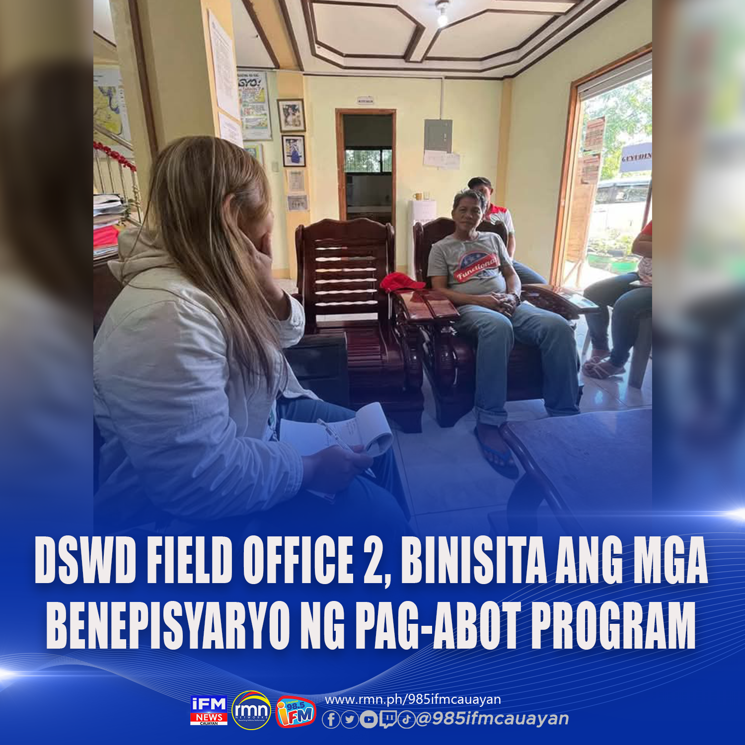 𝗗𝗦𝗪𝗗 𝗙𝗜𝗘𝗟𝗗 𝗢𝗙𝗙𝗜𝗖𝗘 𝟮, 𝗕𝗜𝗡𝗜𝗦𝗜𝗧𝗔 𝗔𝗡𝗚 𝗠𝗚𝗔 𝗕𝗘𝗡𝗘𝗣𝗜𝗦𝗬𝗔𝗥𝗬𝗢 𝗡𝗚 𝗣𝗔𝗚-𝗔𝗕𝗢𝗧 𝗣𝗥𝗢𝗚𝗥𝗔𝗠 ...