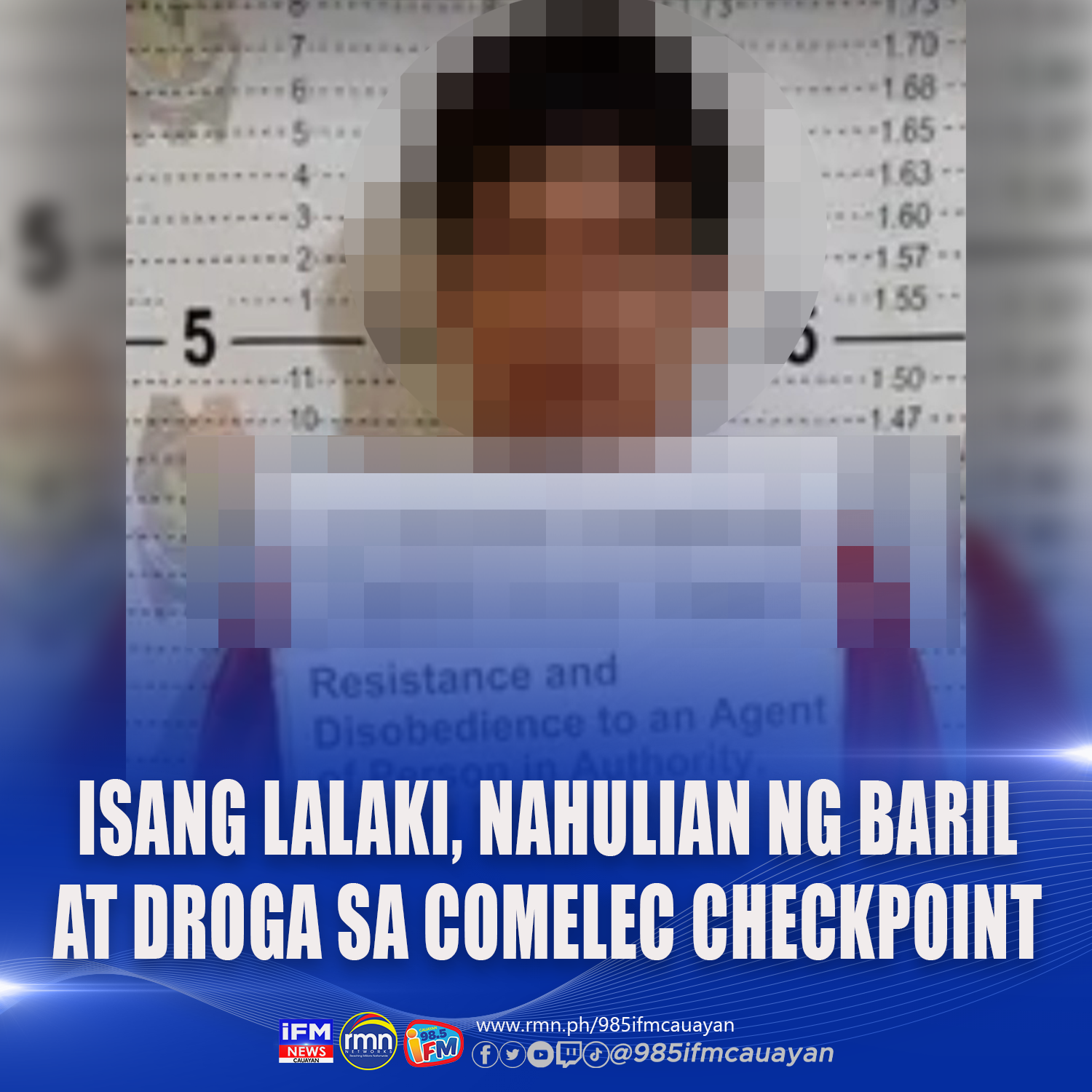 ISANG LALAKI, NAHULIAN NG BARIL AT DROGA SA COMELEC CHECKPOINT - RMN Networks